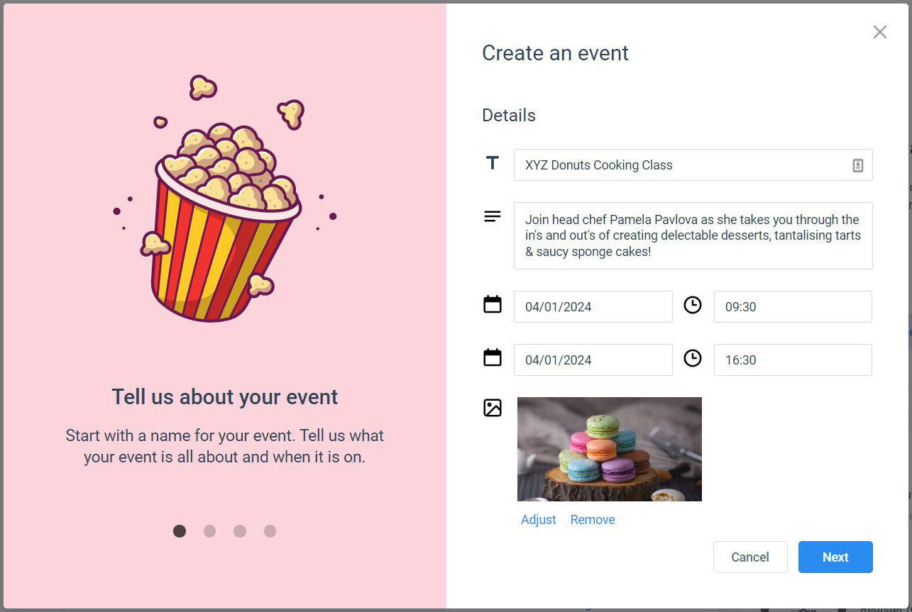 Create a New Event – Vision6 Support
