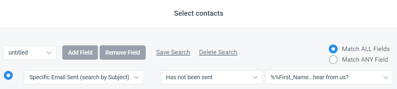 Send to Contacts That Haven’t Been Sent (Or Have Been Sent) A ...